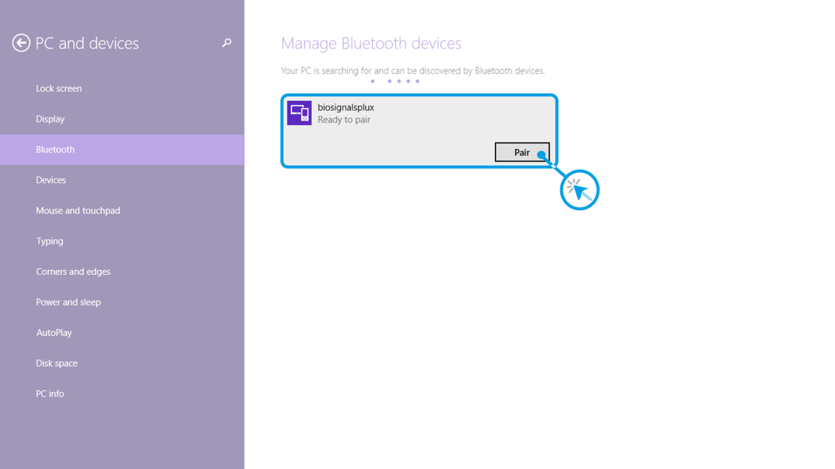 How can I pair my PLUX device with my computer?