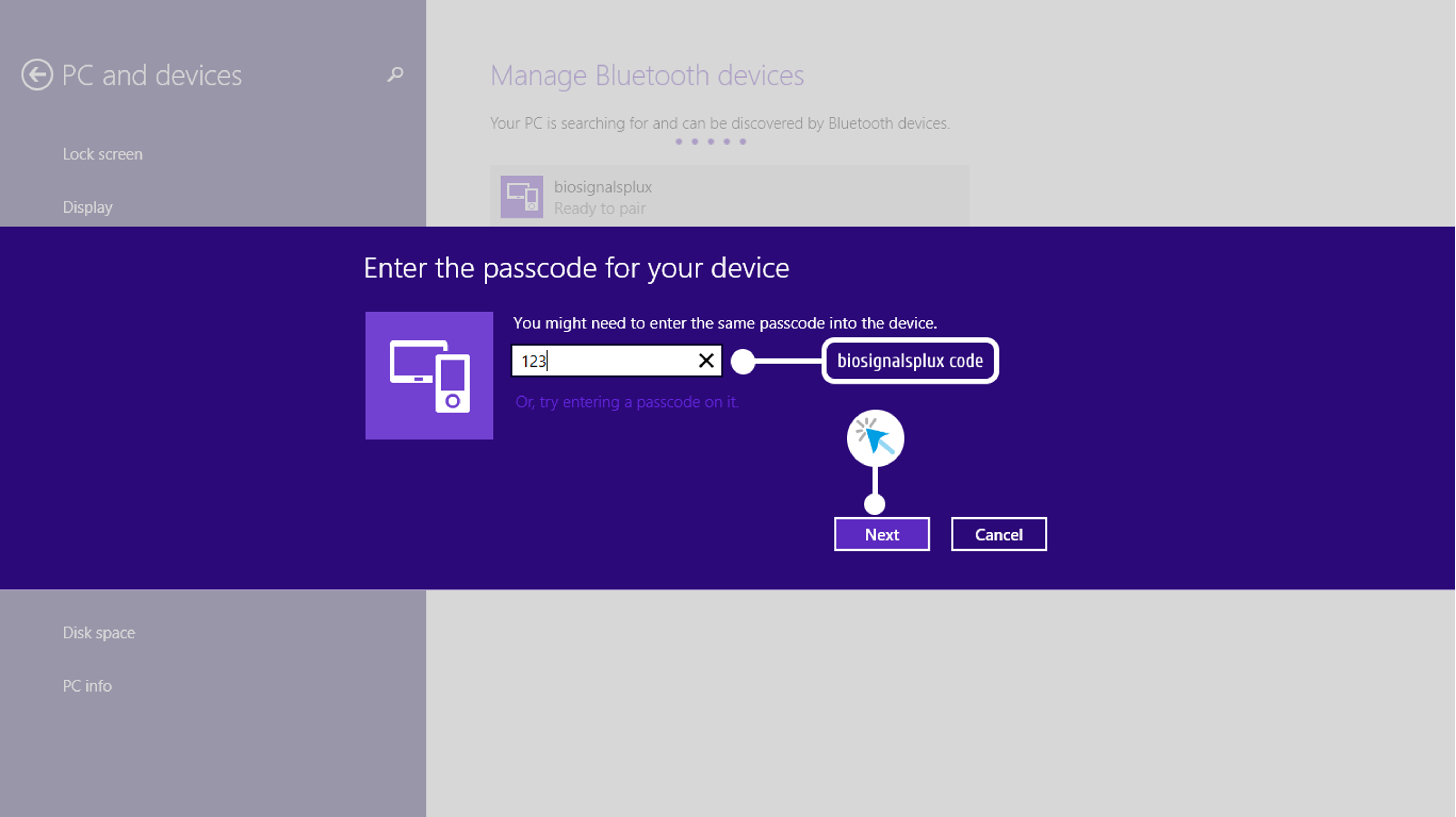How can I pair my PLUX device with my computer?