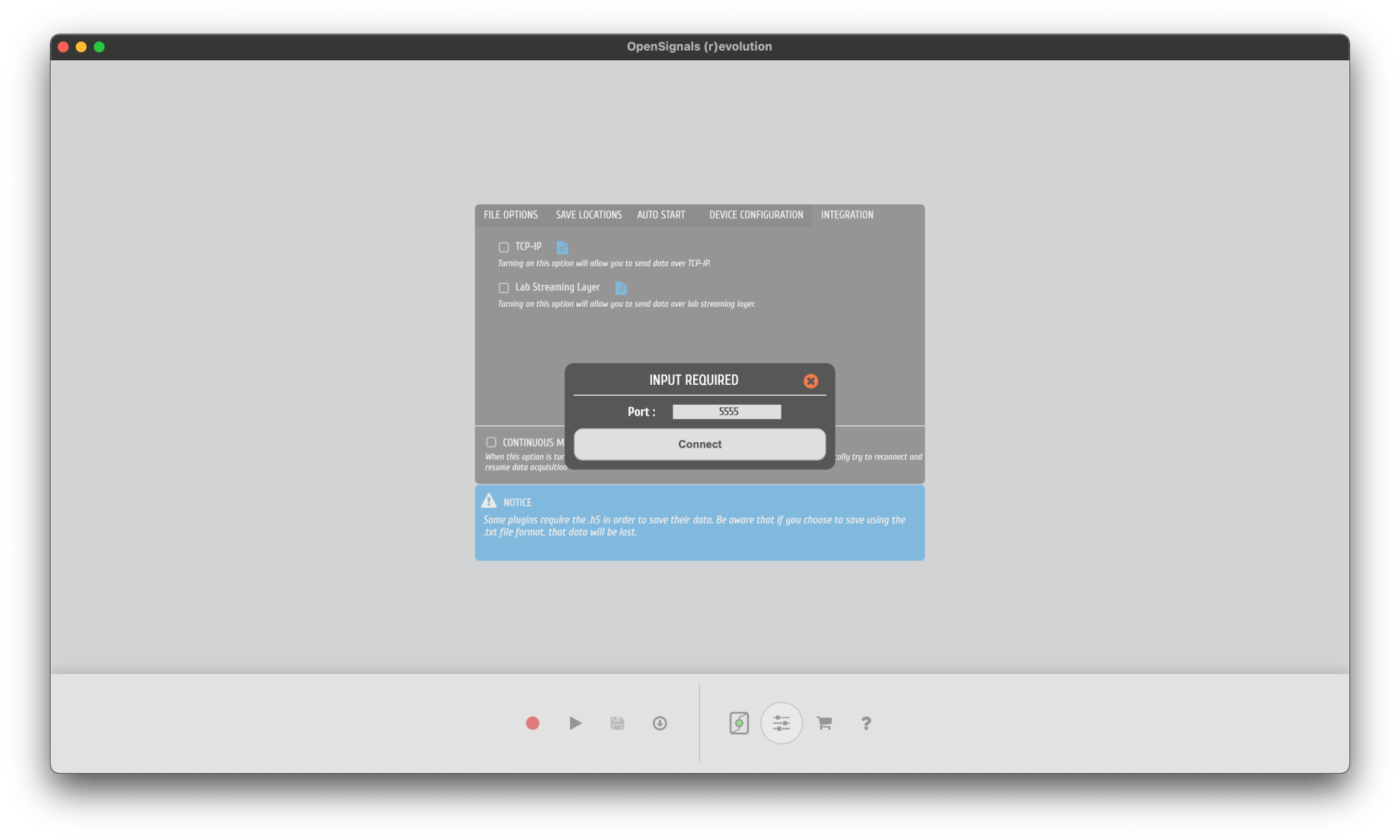 How do I use the OpenSignals TCP/IP streaming feature?