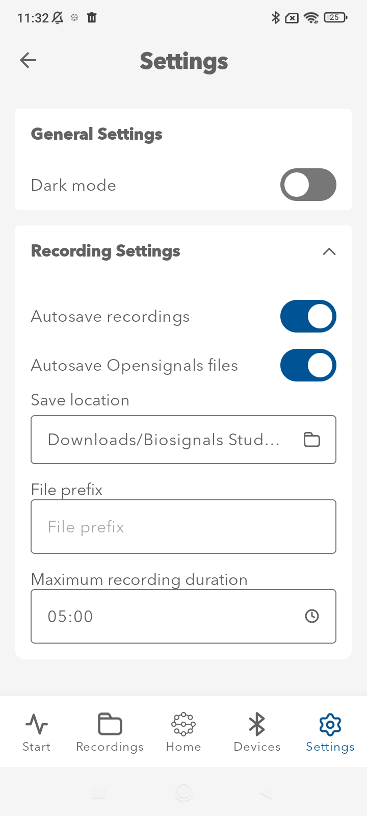 Step-by-Step Guide: Navigating Biosignals Studio Mobile – Support PLUX Biosignals official