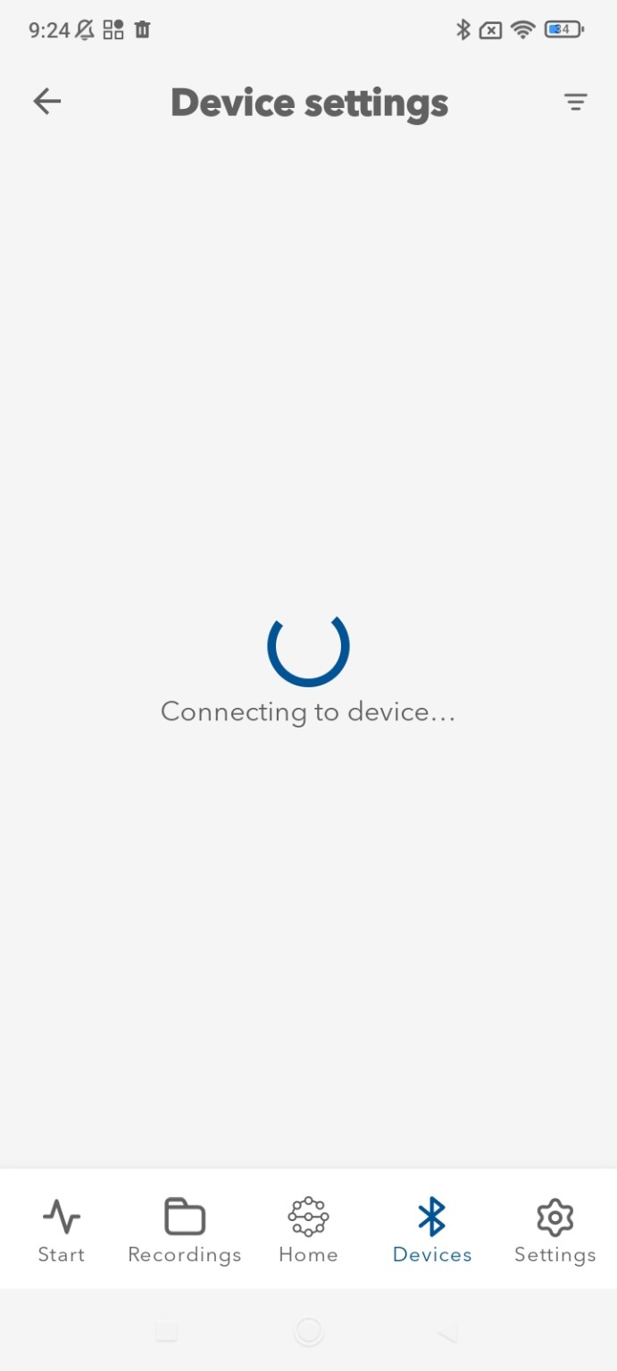Biosignals Studio Mobile: How do I set up my device?