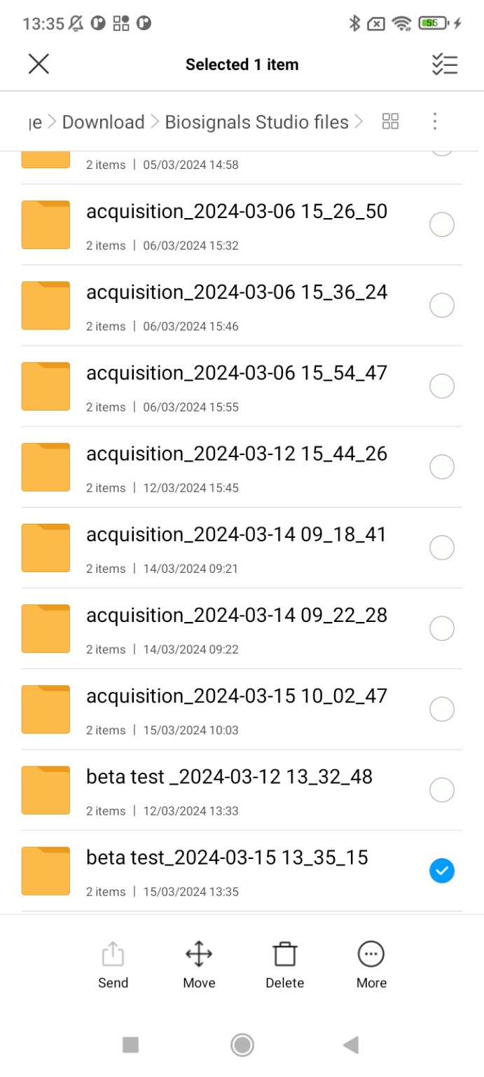 How to view Biosignals Studio (Mobile) recordings in OpenSignals (Desktop)?